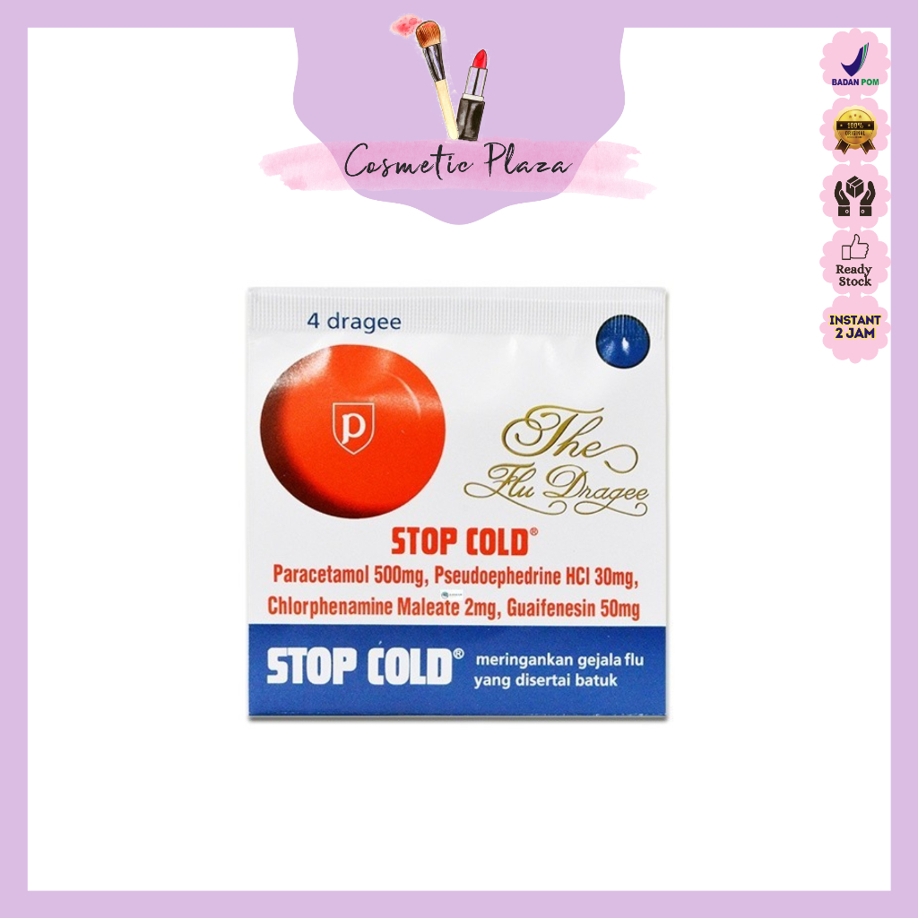 Jual STOP COLD 1 Strip isi 4 Tablet Obat Flu dan Batuk | Shopee Indonesia