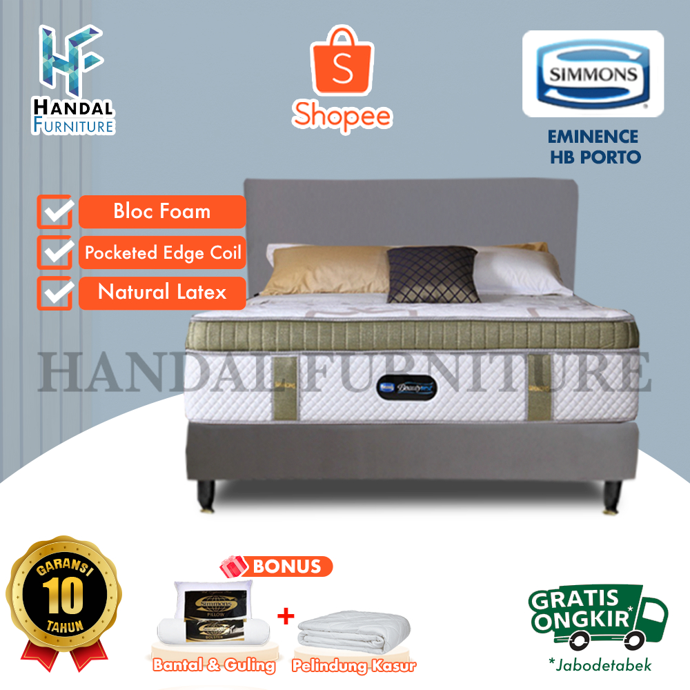 Jual Simmons Set Kasur Spring Bed Eminence | Shopee Indonesia