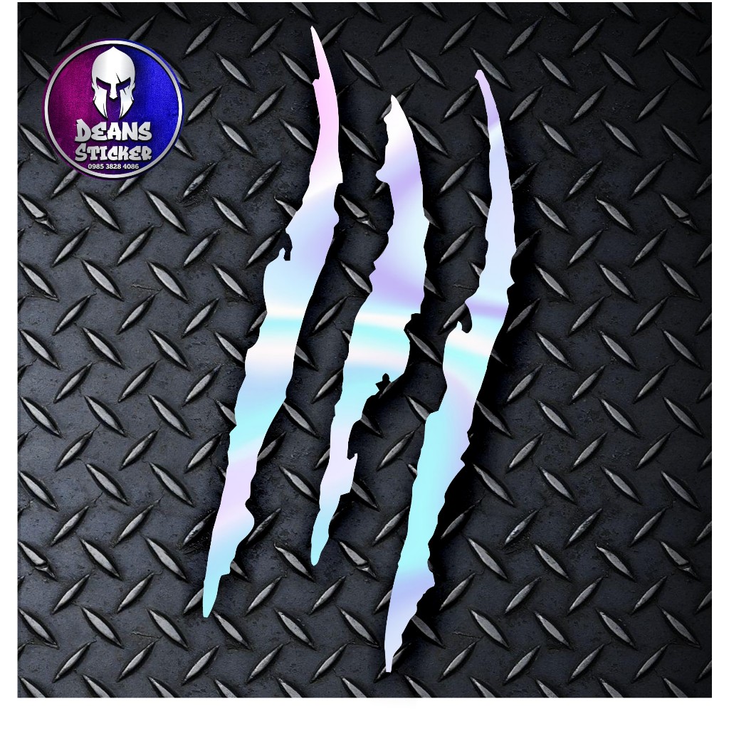 Jual stiker sticker cakar reflektif cutting murah hologram | Shopee ...