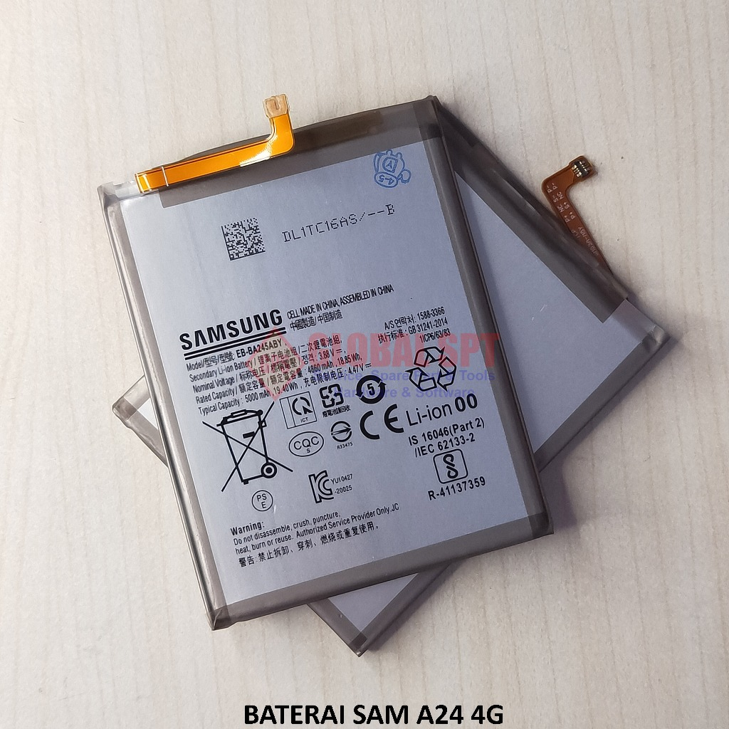 Jual BATERAI SAMSUNG A24 4G / EB-BA245ABY / BATRE / BATERE / BATTERY | Shopee Indonesia