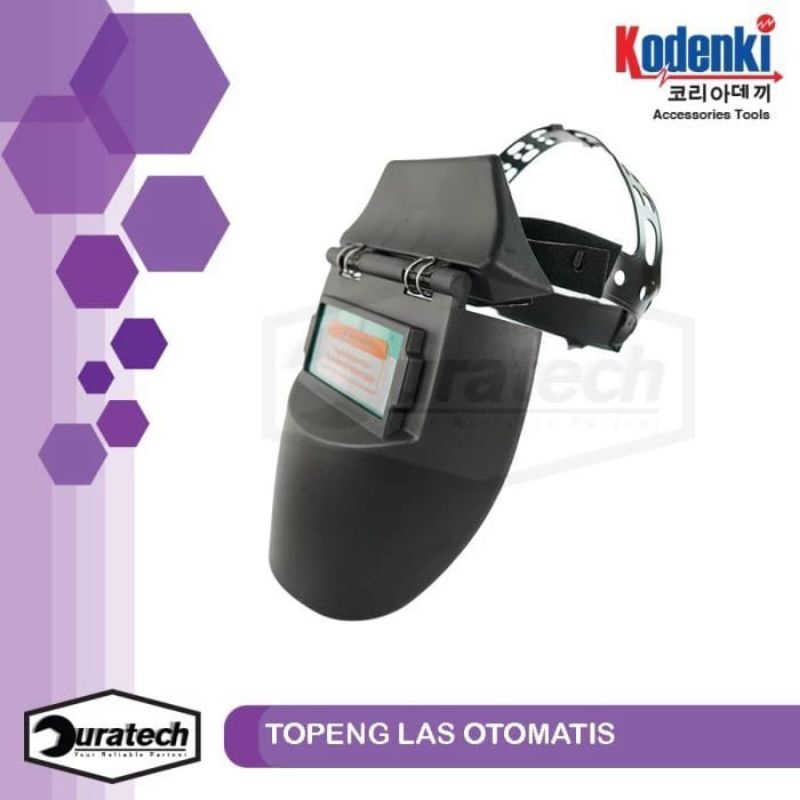 Jual TOPENG LAS OTOMATIS KODENKI / WELDING MASK AUTO DARK | Shopee ...