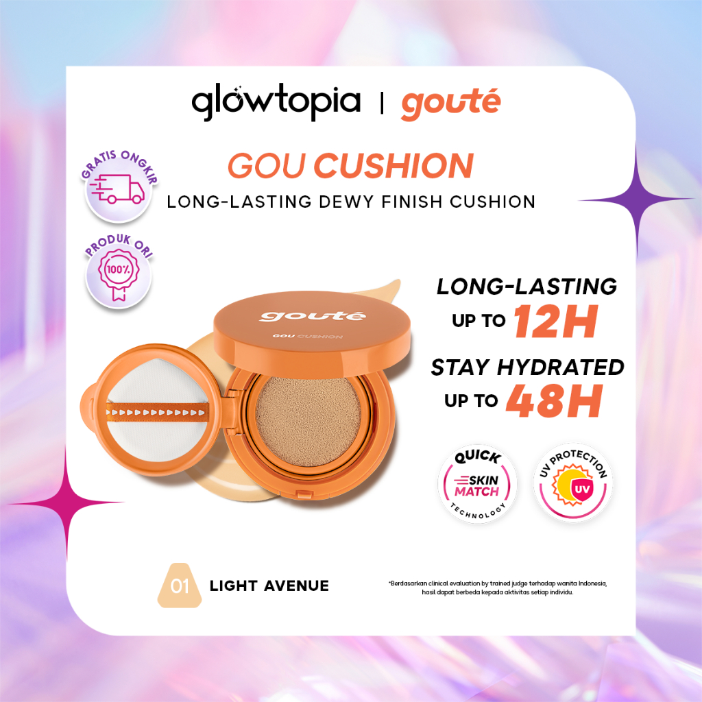 Jual gouté Goucushion - Dewy Finish Cushion with Glowing Look - Long ...