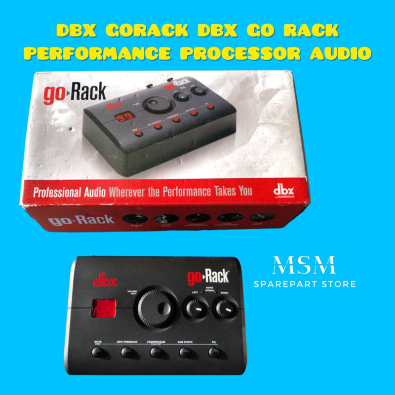 Jual DBX GORACK DBX GO RACK PERFORMANCE PROCESSOR AUDIO | Shopee Indonesia