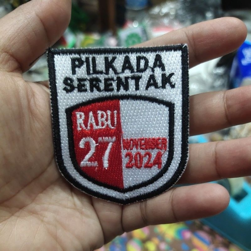 Jual logo bordir pilkada serentak 27 nov | Shopee Indonesia