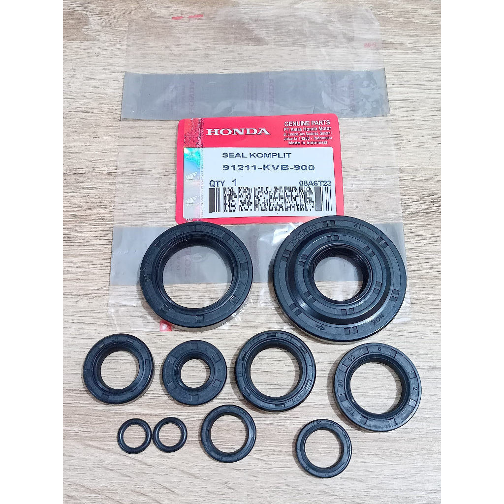 Jual Seal Komplit KVY/KVB Sil Komplit Set Mesin Cvt Kruk As Honda Beat karbu Scoopy karbu Vario ...