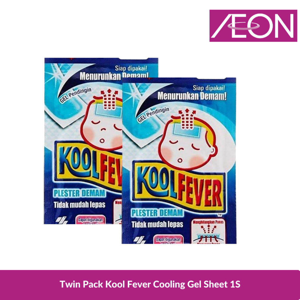Jual Twin Pack Kool Fever Cooling Gel Sheet 1S | Shopee Indonesia