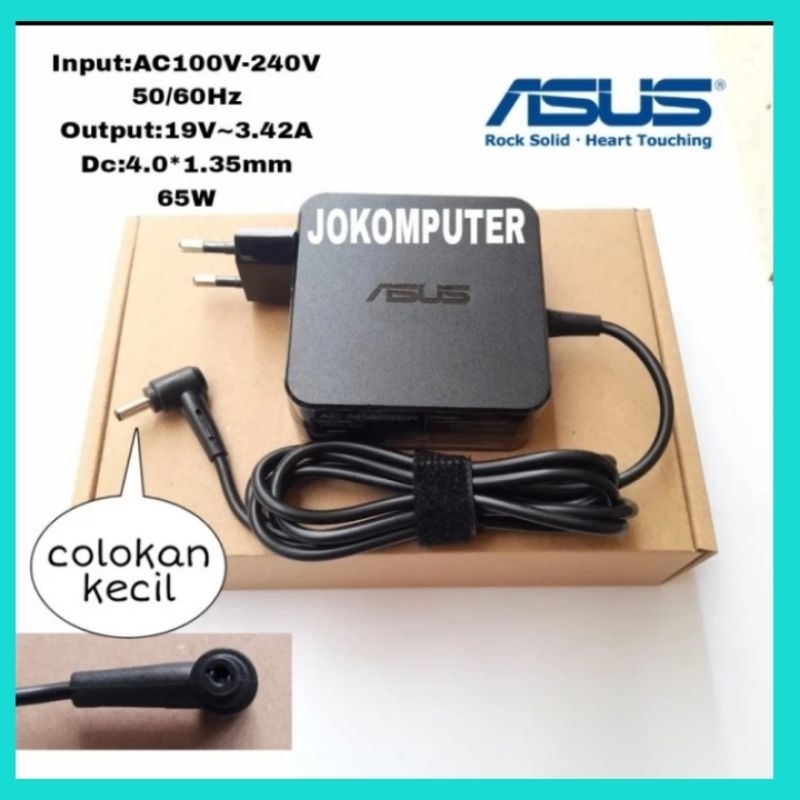 Jual Adaptor Charger Casan Carger Original Laptop Asus Vivobook 14 14s 15 19V 3.42A 65W a456 ...