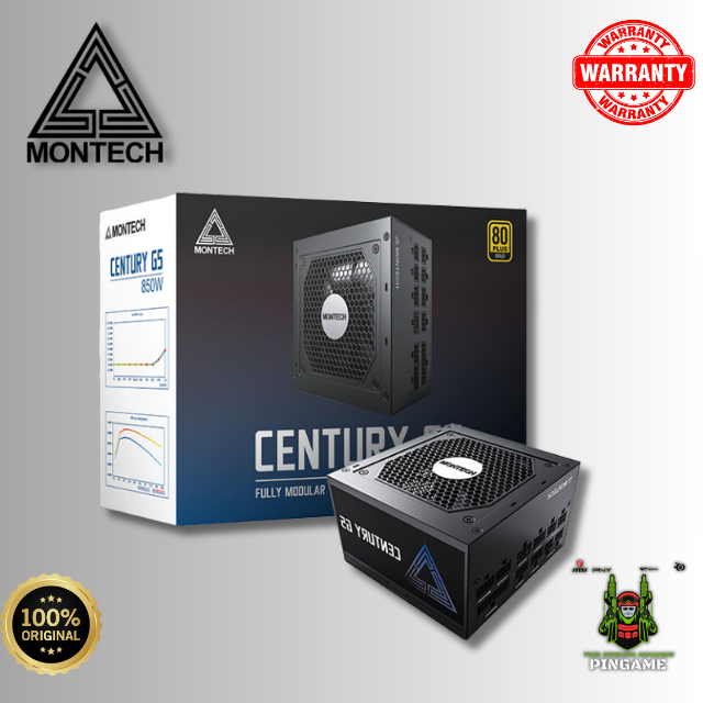 Jual MONTECH CENTURY G5 850W 80 PLUS GOLD FULL MODULAR PSU ATX 3.0 PCie ...