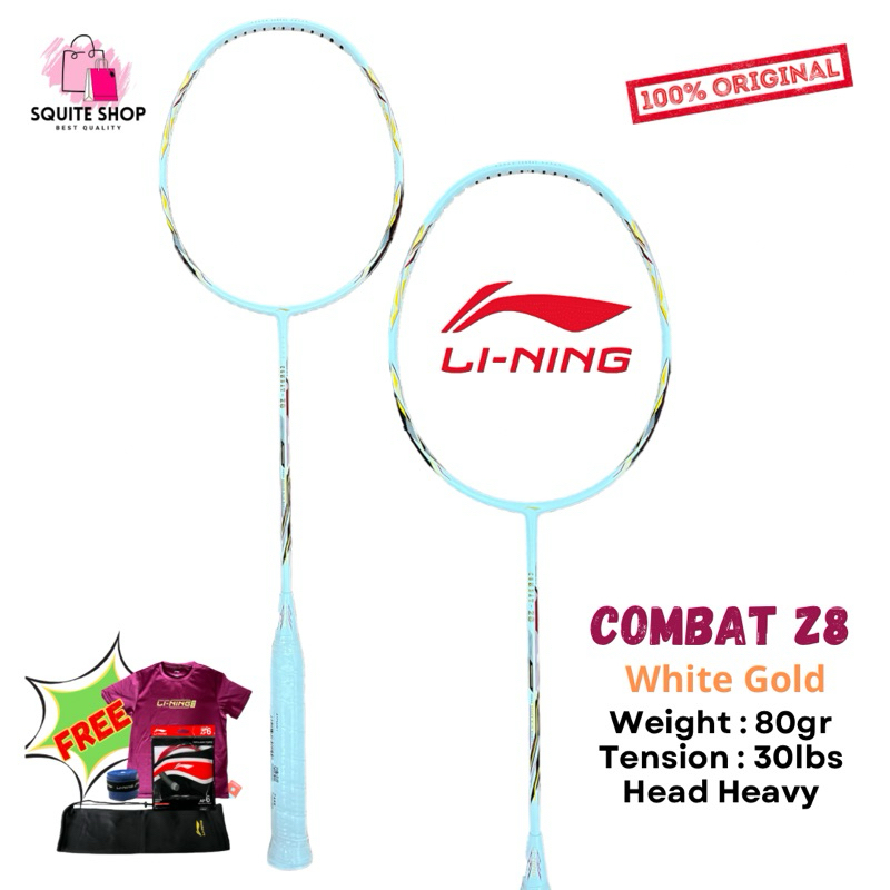 Jual RAKET LINING COMBAT Z8 ORIGINAL BADMINTON | Shopee Indonesia