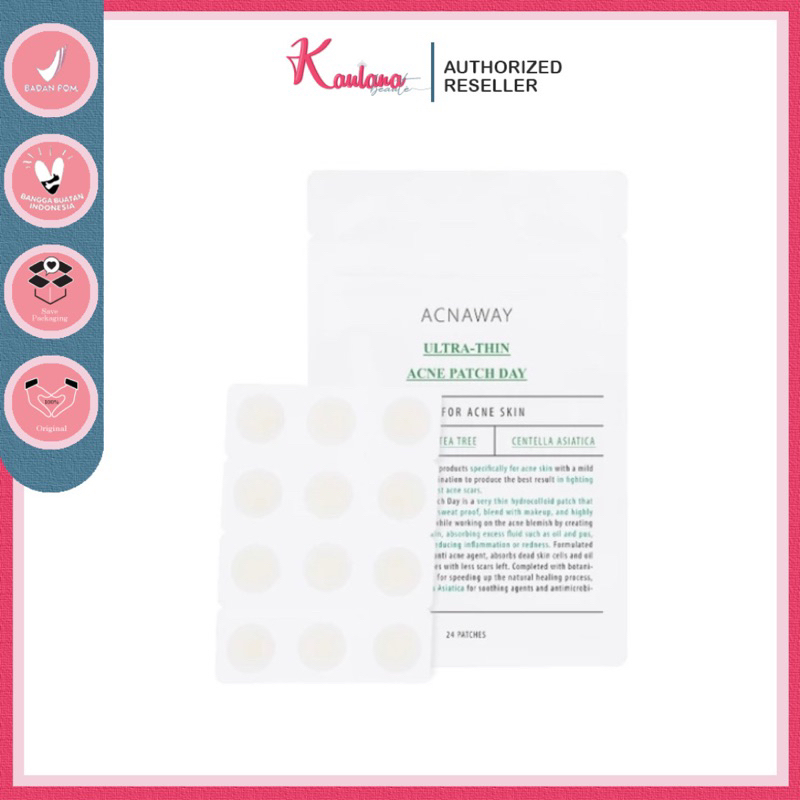 Jual ACNAWAY Ultra Thin Acne Patch DAY with Salicylic Acid | Shopee ...