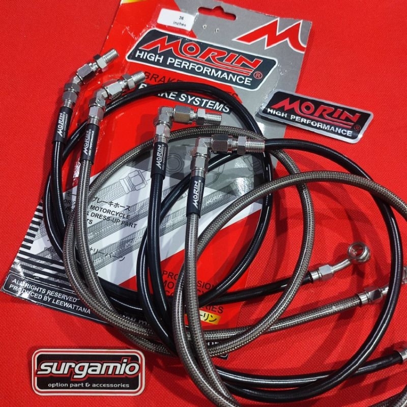 Jual Selang rem morin stainless 91cm original thailand | Shopee Indonesia