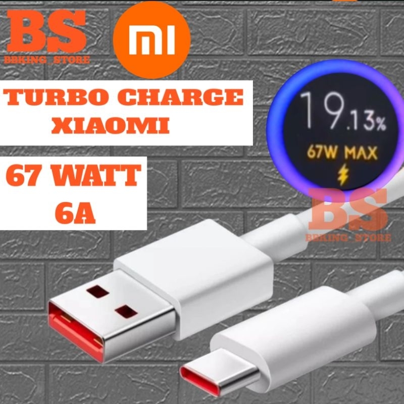 Jual Kabel Data Xiaomi Original 67W 6A Usb Type-C Turbo Fast Charging ...