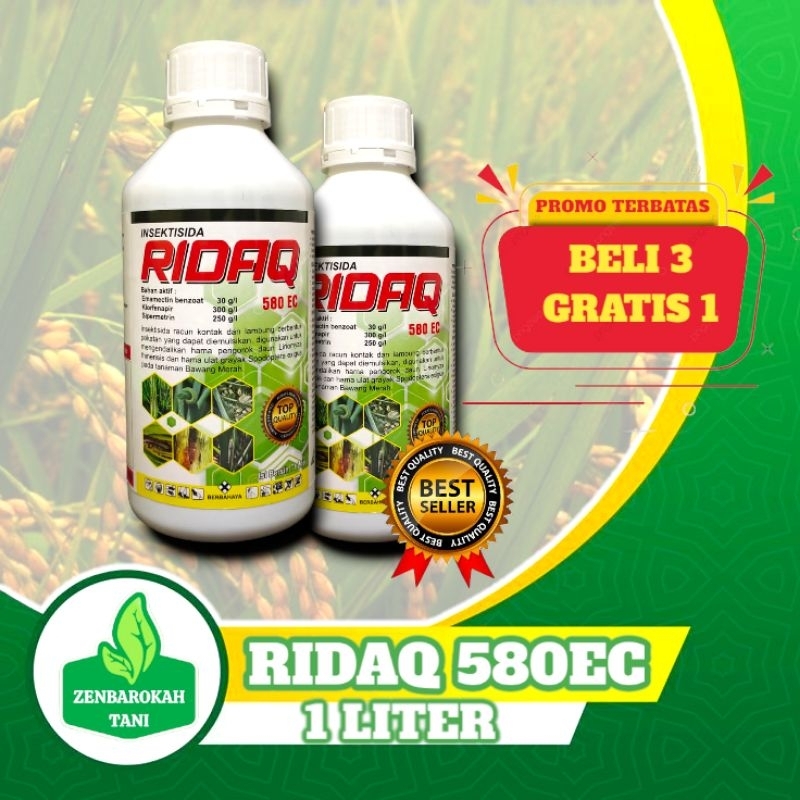 Jual RIDAQ 500 EC INSEKTISIDA BAHAN AKTIF EMAMECTIN BENZOAT KLORFENAPIR ...
