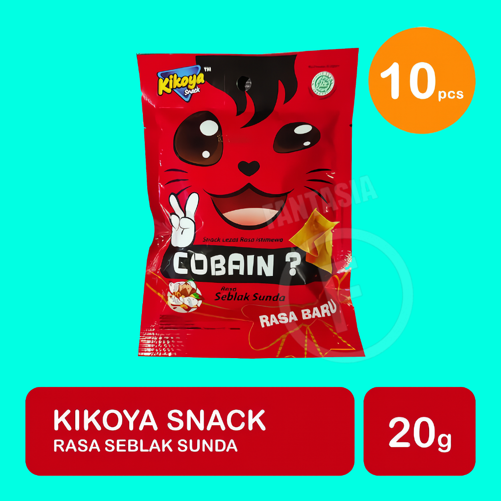 Jual KIKOYA SNACK CEMILAN MAKANAN RINGAN SEBLAK SUNDA PER PACK ISI 10 ...
