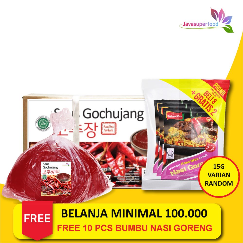 Jual Gochujang HALAL 20Kg Rasa Asli Korea/Sauce Sambel Pasta/Chili ...