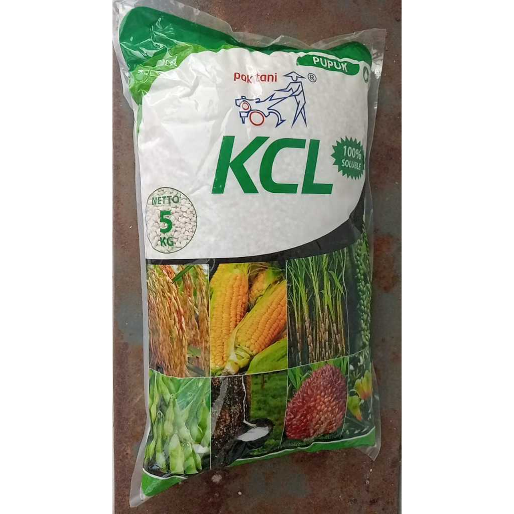 Jual Pupuk KCL PUTIH FLAKE Pak Tani 5KG ORIGINAL Kemasan pabrik ...