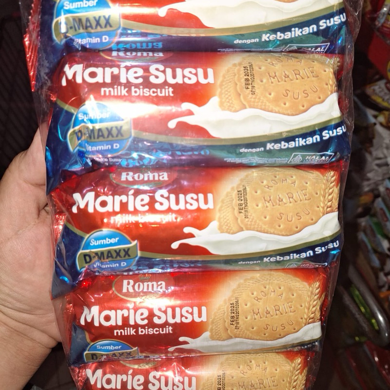 Jual Roma Marie Susu 115gram roll | Shopee Indonesia