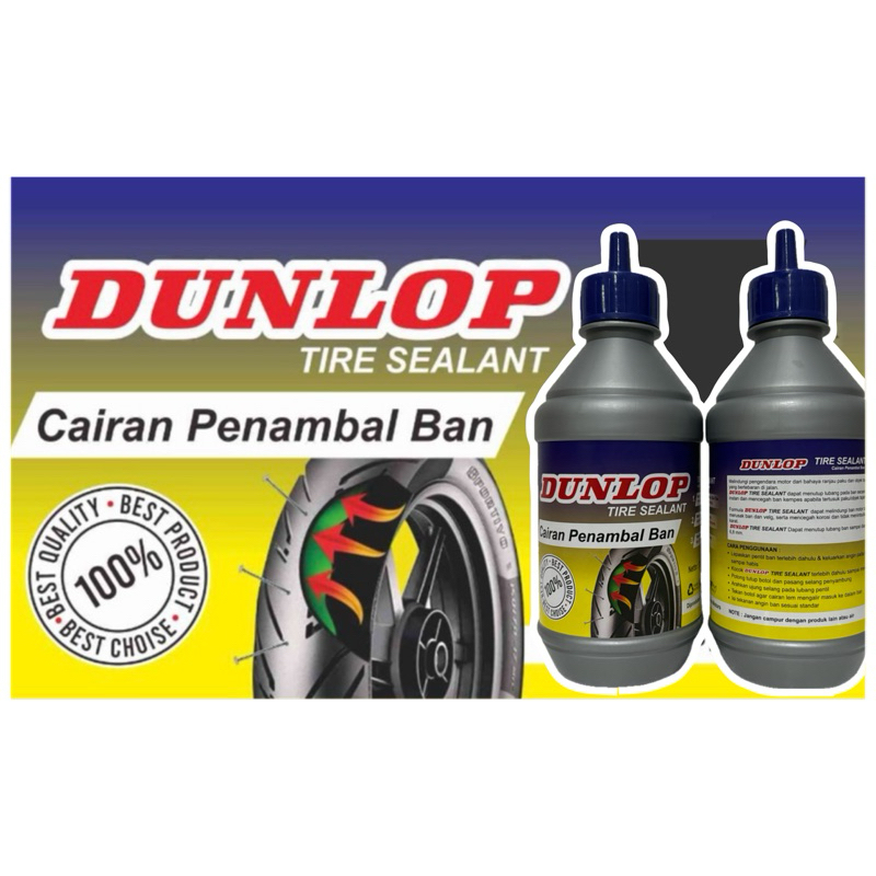 Jual CAIRAN BAN TUBELESS ANTI BAN BOCOR DUNLOP 350ML | Shopee Indonesia