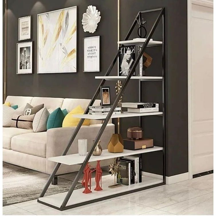 Jual Rak Hias Rangka Besi Rak Kayu Cat Duco Model Terbaru Furniture ...