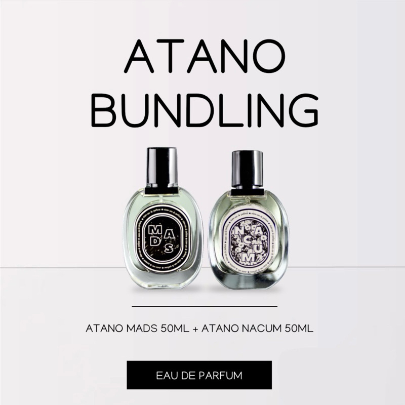 Jual ATANO BUNDLING 2 PARFUM (50ML + 50ML) | Shopee Indonesia