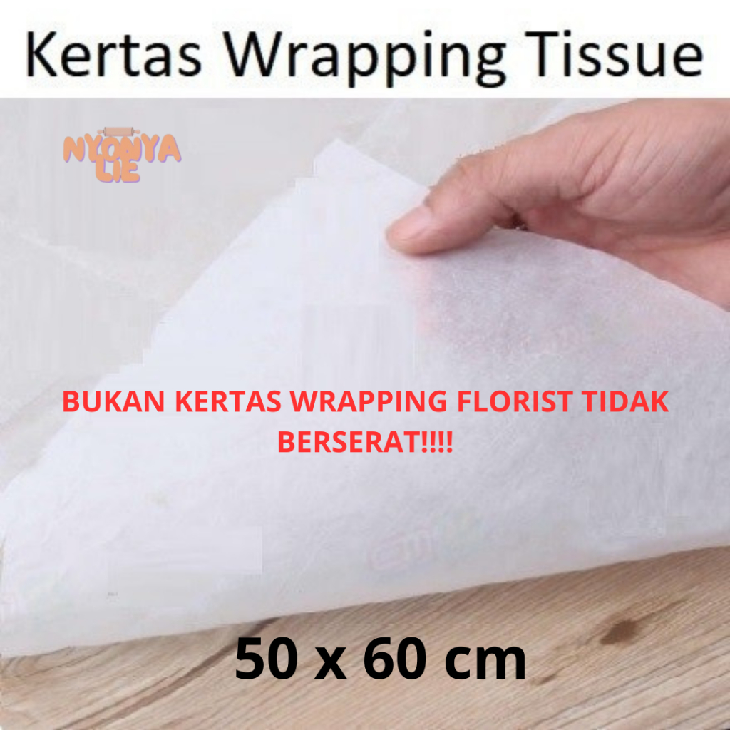 Jual 50 x 60 cm Kertas Tisu Tissue Paper Wrapping Packaging Flower Wrap ...