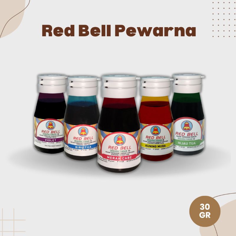 Jual Red Bell Pewarna Makanan 30 gr | Shopee Indonesia