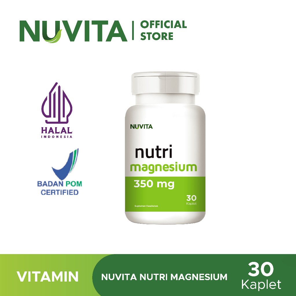 Jual Nuvita Nutri Magnesium - 30 Kaplet | Shopee Indonesia