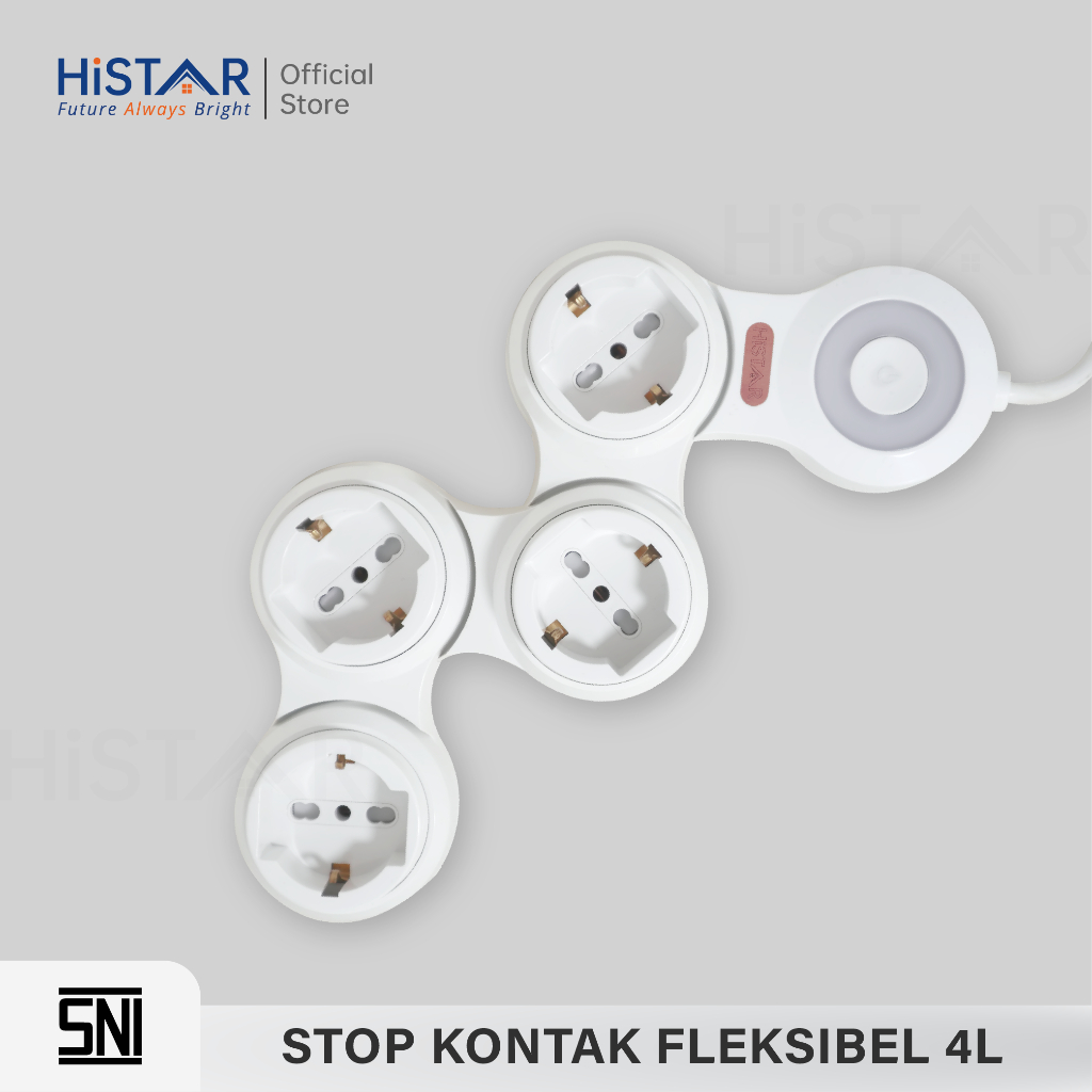 Jual HiSTAR Socket Colokan Listrik 4 Outlet Fleksibel BTX401 | Shopee ...