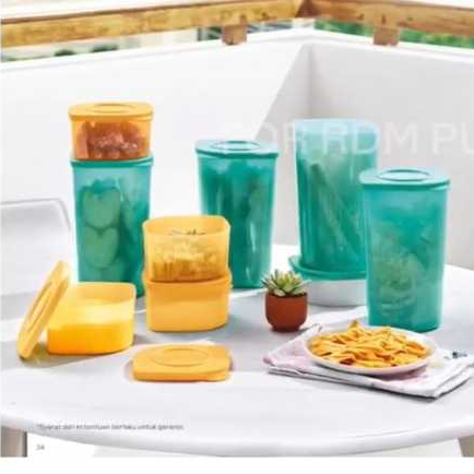 Jual PROMO Tupperware Fresh N Fancy Large 1.5 (1) Free Small 470ml (1 ...