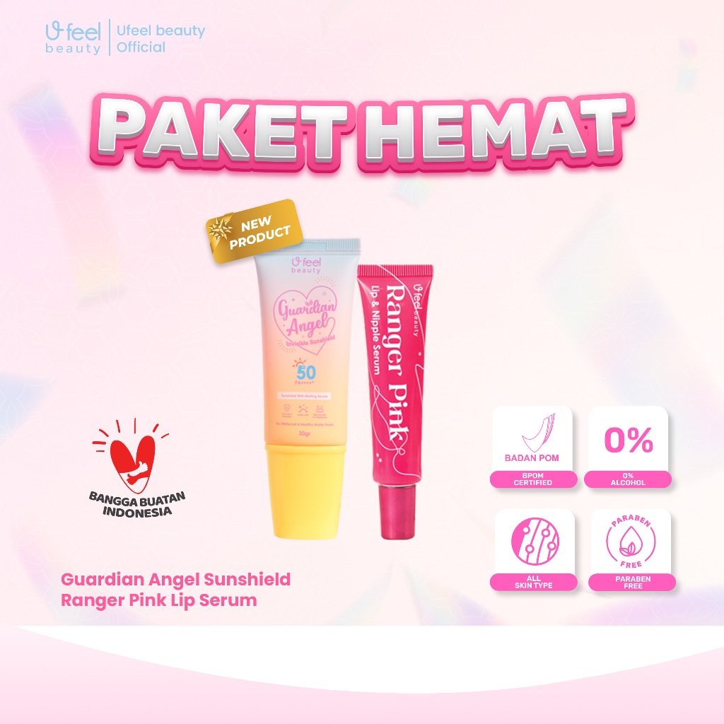 Jual [Paket Hemat] UFB Lip n Nipple Serum & UFB Guardian Angel ...