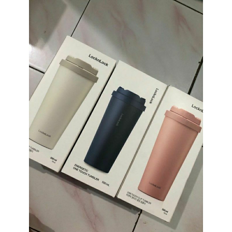 Jual (ready stock) LOCK N LOCK ONE TOUCH CLIP TUMBLR 550 ML | Shopee ...