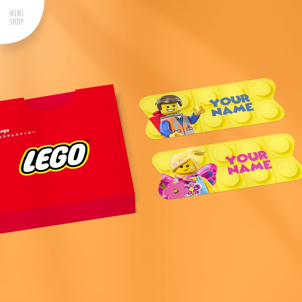 Jual Stiker Nama Custom Waterproof Lego | Shopee Indonesia