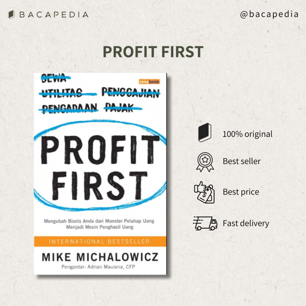 Jual Buku Profit First - Mike Michalowicz (Indonesia) | Shopee Indonesia