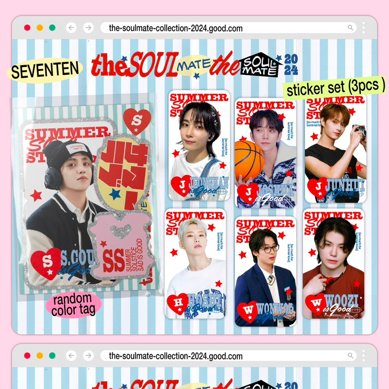 Jual SEVENTEEN sticker set id photo - the SOULmate | Shopee Indonesia