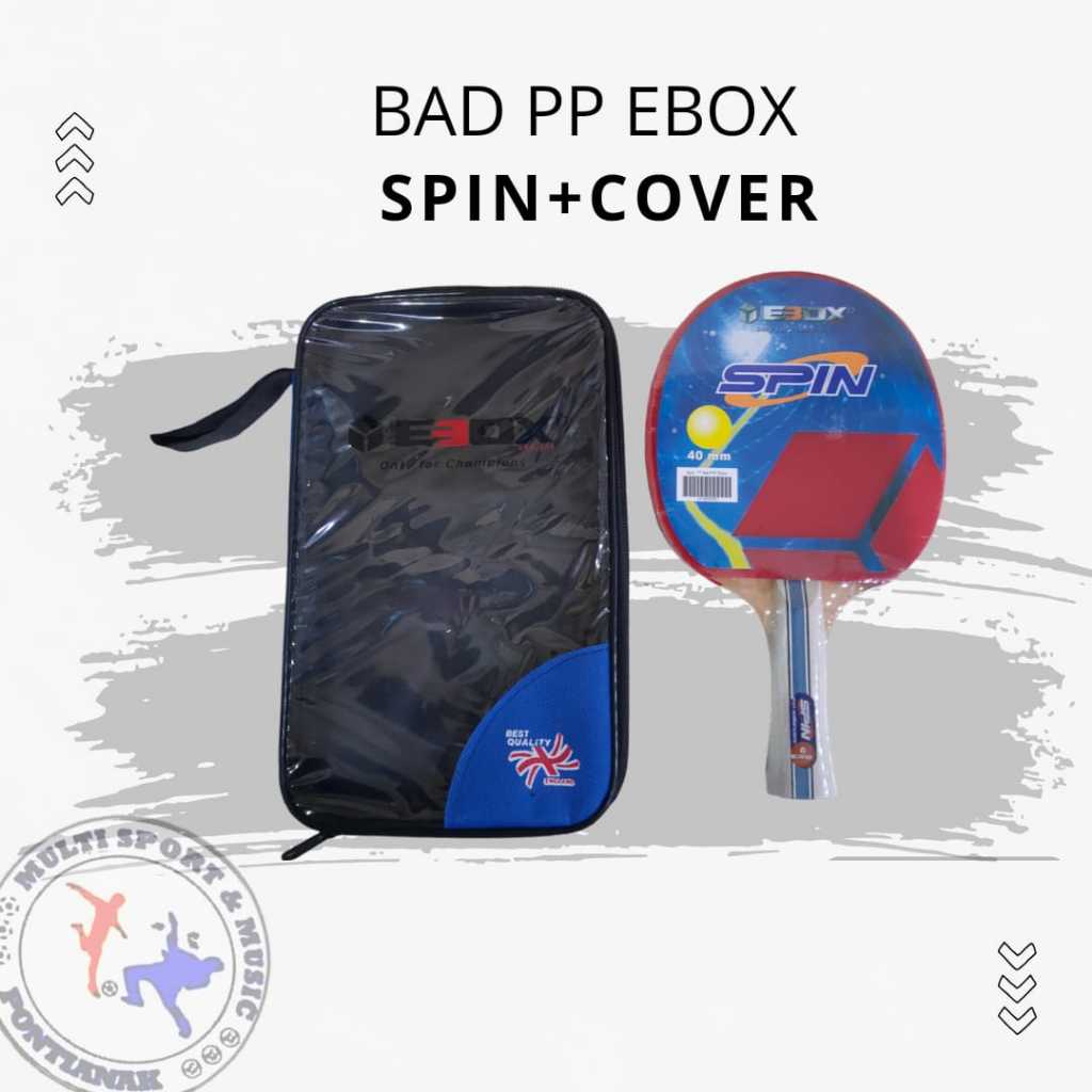 Jual Bad Ping-Pong EBOX Spin + Cover | Shopee Indonesia