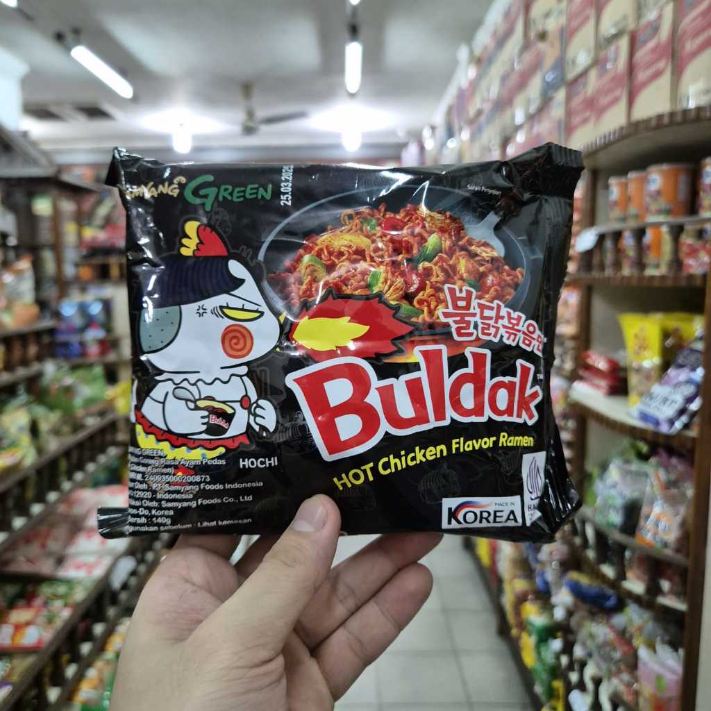 Jual SAMYANG GREEN BULDAK HOT CHICKEN FLAVOR RAMEN | Shopee Indonesia