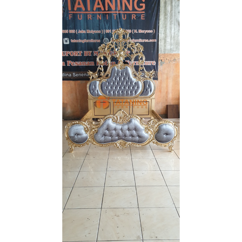Jual DIPAN KERANG KAYU JATI FINISHING MEWAH RANGKA TEMPAT TIDUR ...