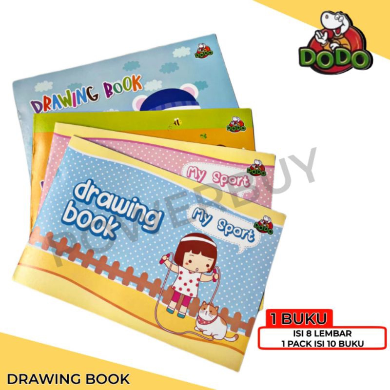 Jual Buku Gambar Kecil Dodo 8 Lembar/Buku Gambar/Buku Gambar Murah ...