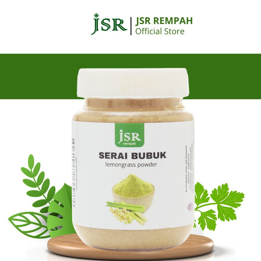 Jual Jsr Rempah Sereh Bubuk Serai Lemongrass Powder 100 Gram | Shopee ...