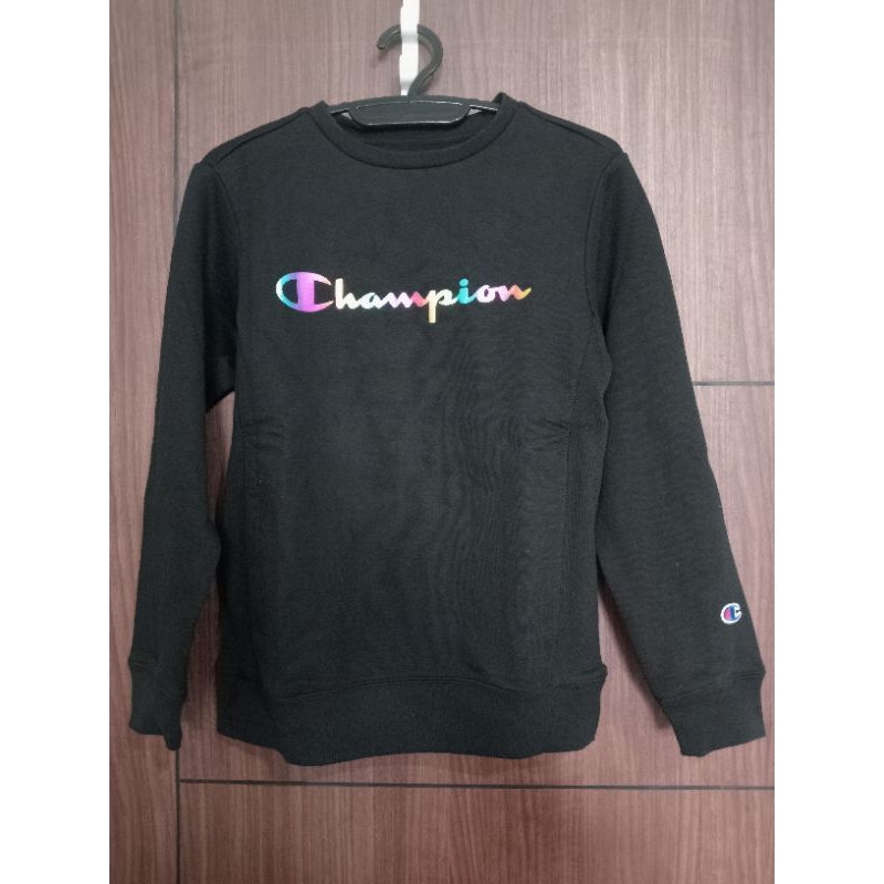 Jual Crew neck champion hitam (Baju Baru) | Shopee Indonesia