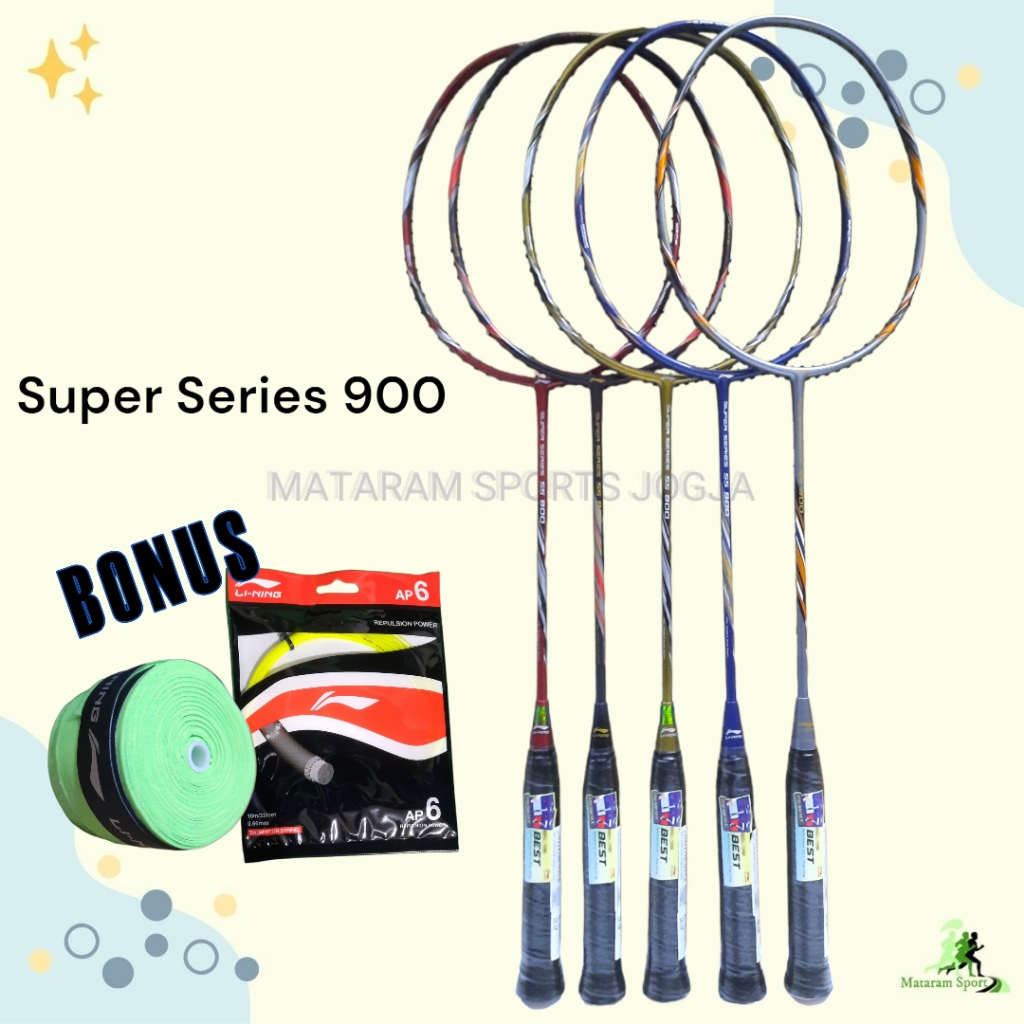 Jual Raket Badminton Lining SUPER SERIES SS 900 SS900 ORIGINAL | Shopee ...