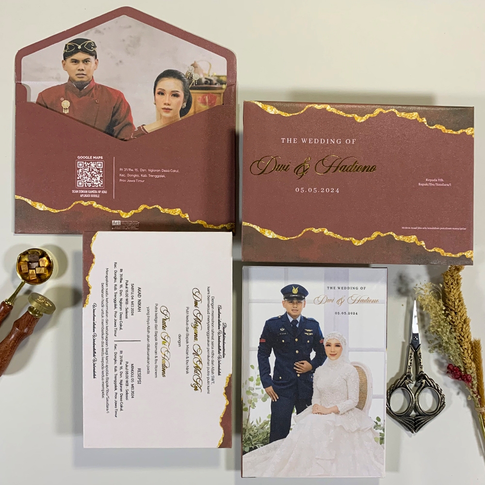 Jual Undangan Pernikahan Hard Cover Single Board Plus Amplop Size 14 x 20 cm | Shopee Indonesia