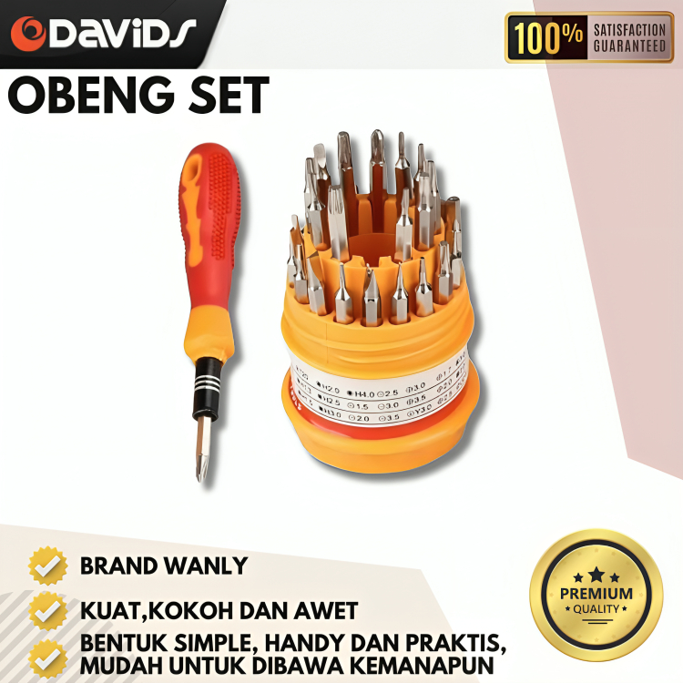 Jual Obeng Hp Set Kecil Screwdriver Multifungsi Serbaguna 31pcs ...