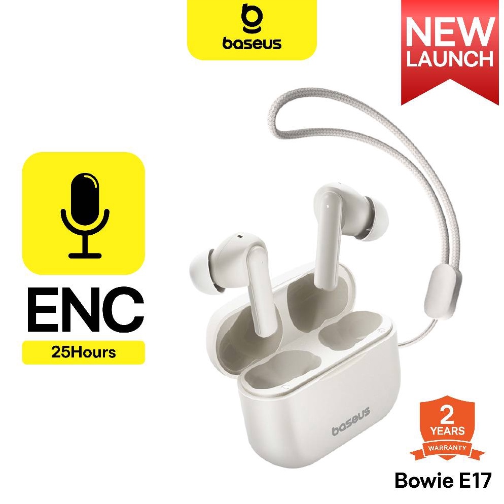 Jual BASEUS TWS Bowie E17 True Wireless Bluetooth Earphone TWS 25H ...