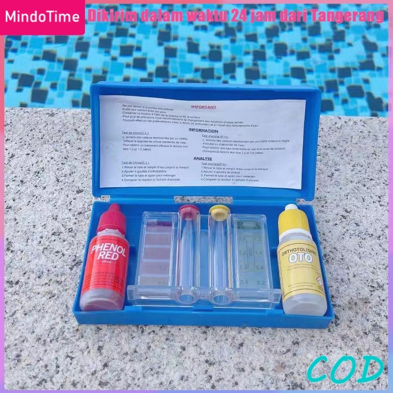 Jual Alat Uji Air Residu PH dan Klorin/Test Kit Kolam Renang/Alat Uji ...
