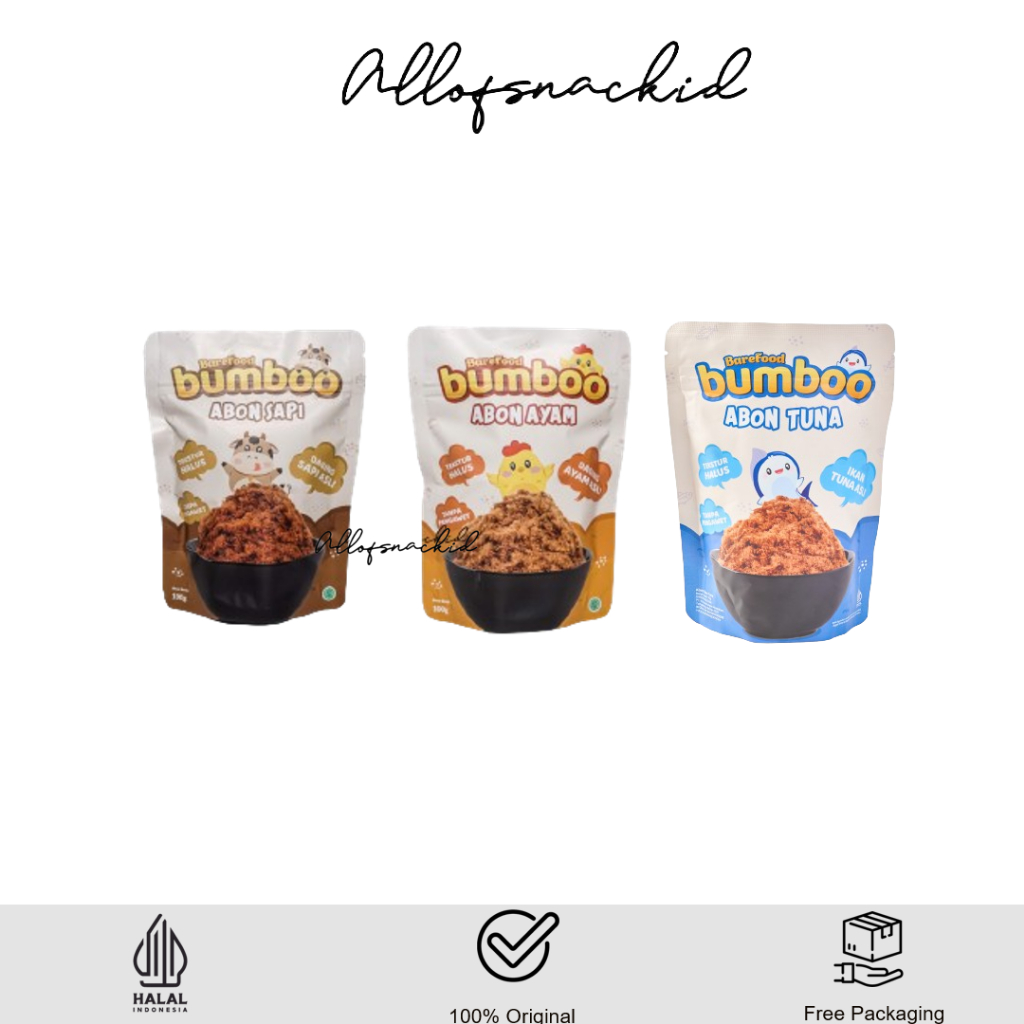 Jual Barefood - Bumboo - Abon Ayam & Abon Sapi - Tekstur Halus MPASI Si ...