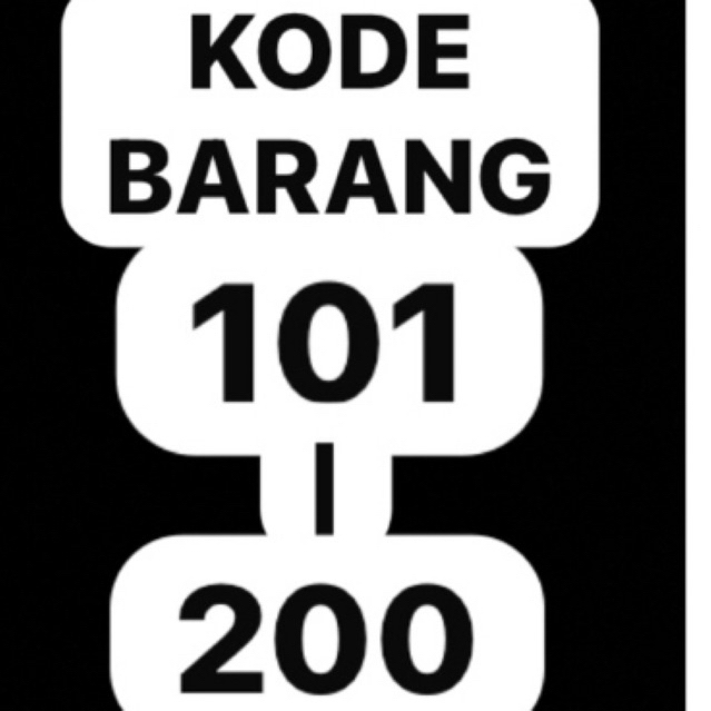 Jual Kode Barang 101 200 Shopee Indonesia