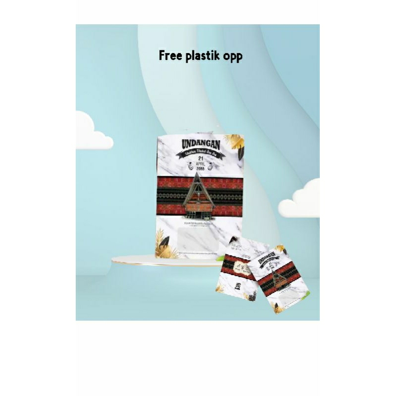 Jual Undangan pernikahan tema Adat batak karo unik cantik undangan ...