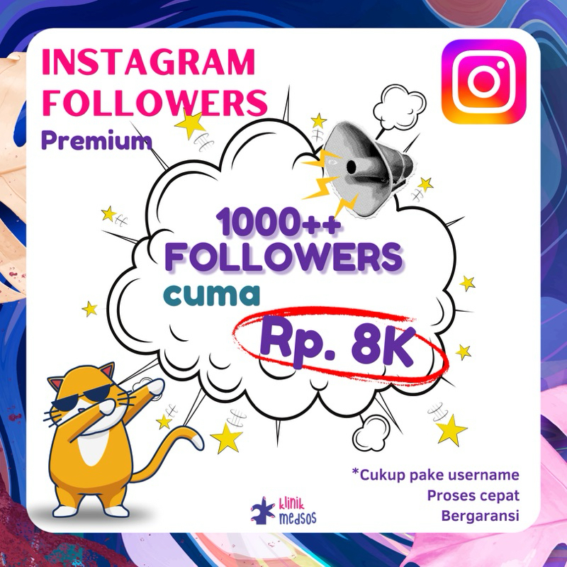 Jual Followers Instagram Premium Permanen Garansi - Digital Marketing ...