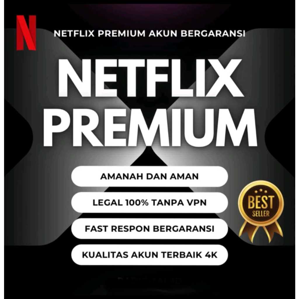 Jual NETFLIX 1-3 BULAN TANPA VPN ANTI HOLD UHD 4K FULL GARANSI | Shopee Indonesia